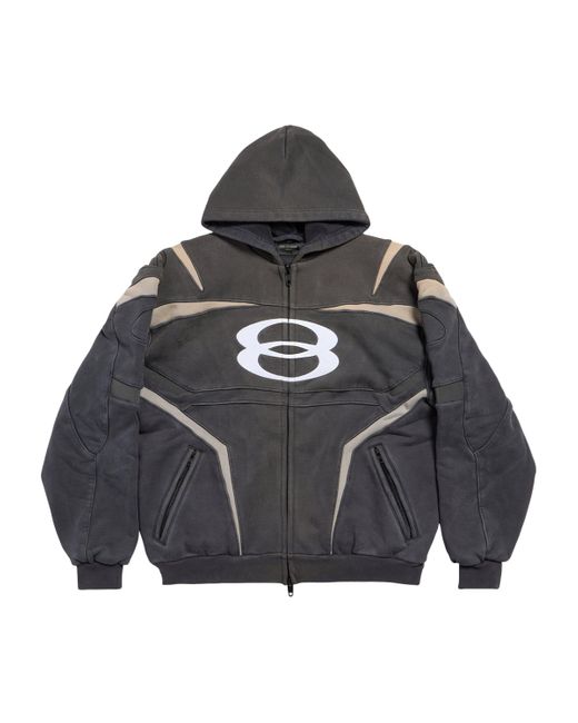 Balenciaga Sports Unity Icon Oversized Hoodie in Gray for Men | Lyst