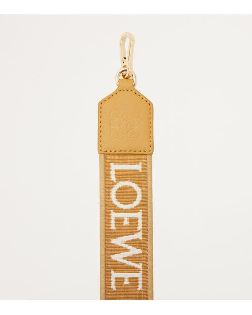 Loewe Anagram Logo Strap in Metallic | Lyst