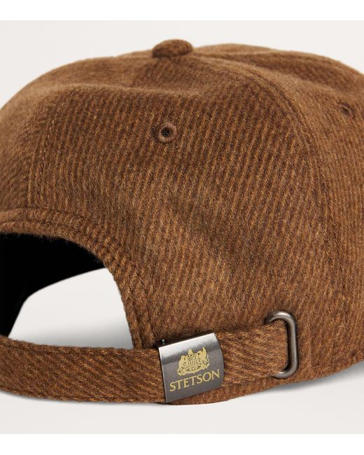 Stetson Cashmere Baseball Cap in Brown for Men | Lyst