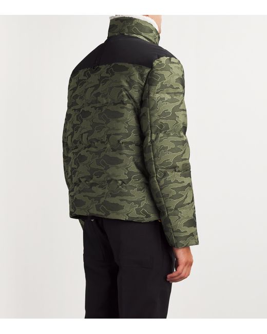 Moose Knuckles Kings Camouflage Print Puffer Jacket in Green for Men | Lyst