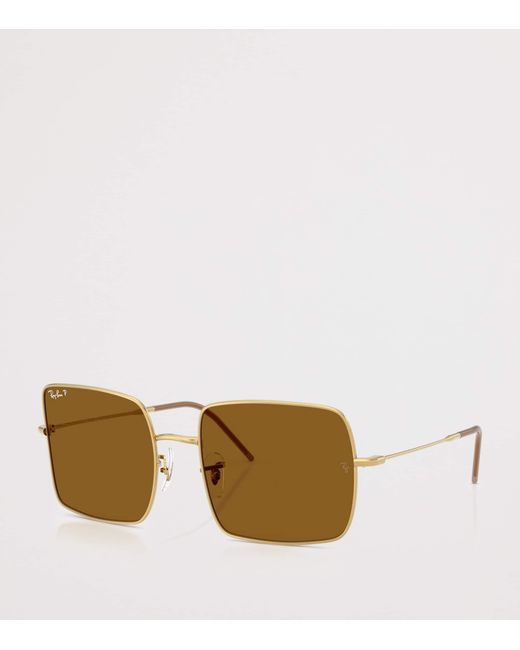 Ray-Ban Rbr0104S Square 1971 Reverse Sunglasses in Brown | Lyst UK