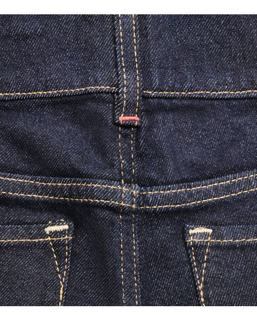 Alice + Olivia Perfect Flared Jeans in Blue | Lyst UK