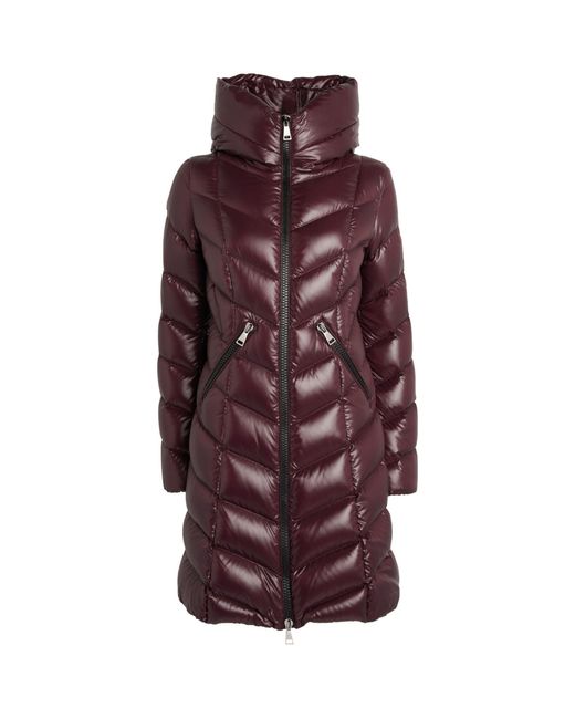 Moncler Marus Puffer Coat in Purple | Lyst UK