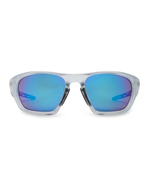 Oakley Lateralis Rectangle-Frame Sunglasses in Blue for Men | Lyst UK