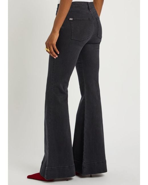 Alice + Olivia Beautiful Bell-Bottom Jeans in Blue | Lyst UK