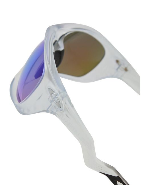 Oakley Lateralis Rectangle-Frame Sunglasses in Blue for Men | Lyst UK