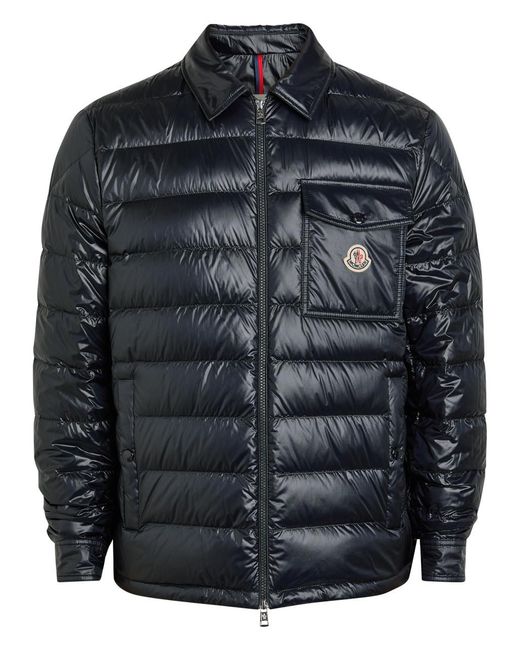 Moncler Mourillion Logo Shell Jacket in Black for Men | Lyst UK