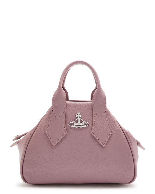 Vivienne Westwood Yasmine Small Faux Leather Top Handle Bag in Purple | Lyst