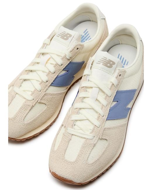 New Balance 471 Panelled Mesh-Knit Sneakers in White | Lyst