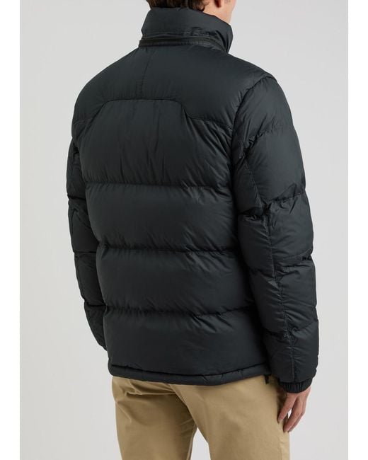 Polo Ralph Lauren Quilted Hooded Shell Jacket in Black for Men | Lyst