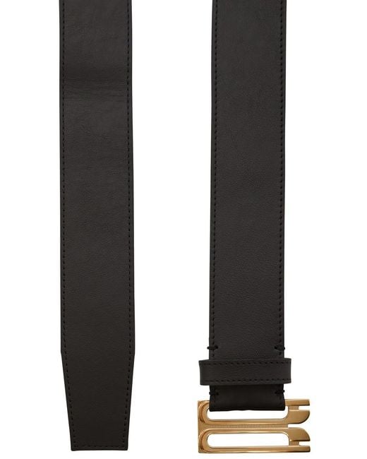 Victoria Beckham Tuxedo Leather Belt in Black | Lyst UK