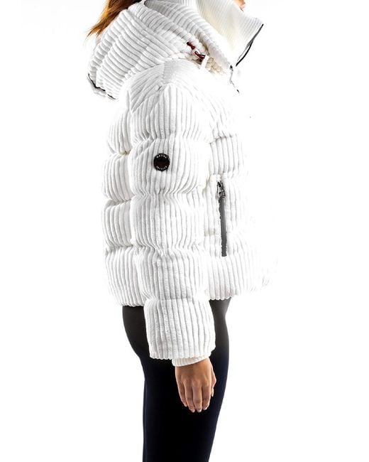 Malibu Ski Club Piste Puffer Jacket in Grey | Lyst UK