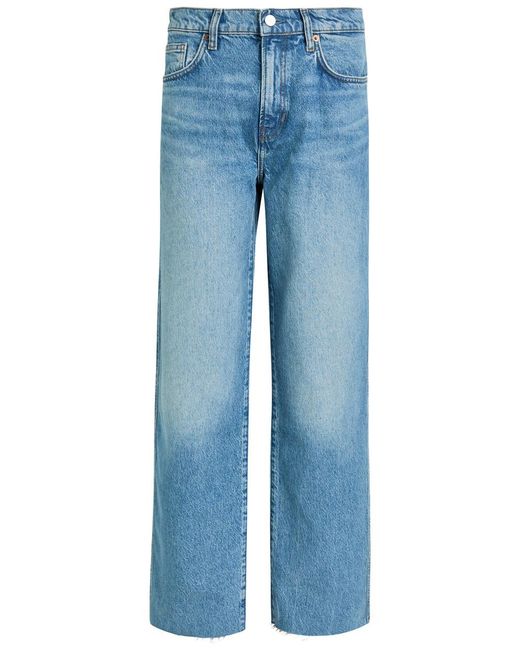 Reformation Val 90S Straight-Leg Jeans in Blue | Lyst UK