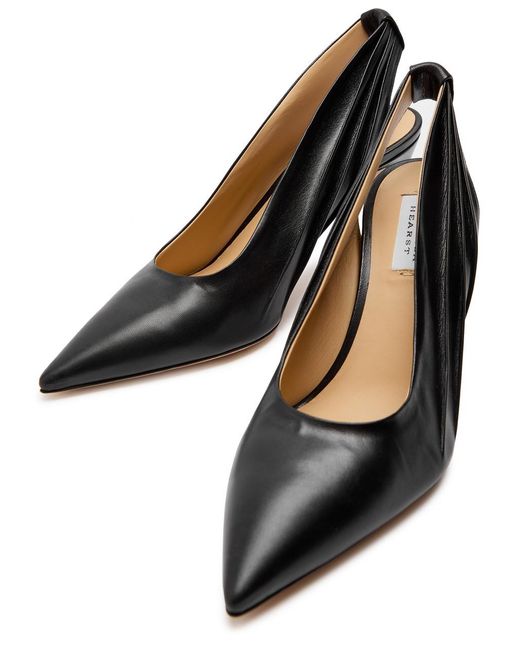 Gabriela Hearst Amari 90 Leather Slingback Pumps in Black | Lyst