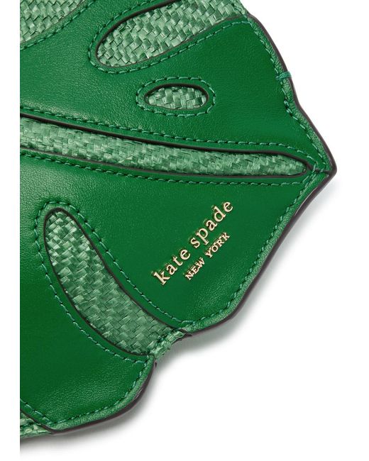 Kate Spade Playa 3D Leaf Leather Cross-Body Bag in Green | Lyst