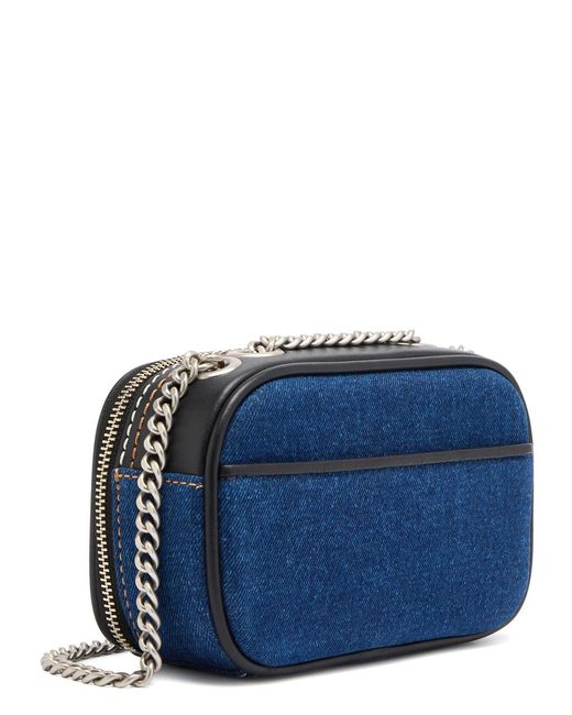 Marc Jacobs The Snapshot Denim Cross-Body Bag in Blue | Lyst