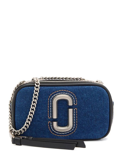 Marc Jacobs The Snapshot Denim Cross-Body Bag in Blue | Lyst