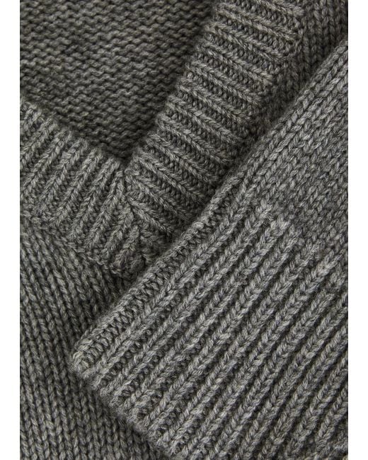 Almada Label Yara Wool-Blend Jumper in Gray | Lyst