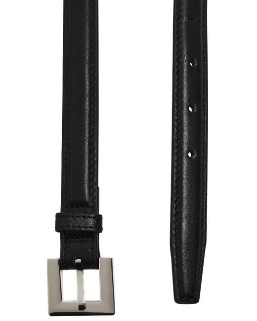 Anine Bing Nicola Leather Belt in Black | Lyst UK