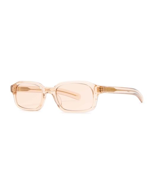FLATLIST EYEWEAR Hanky Rectangle-Frame Sunglasses in White for Men ...
