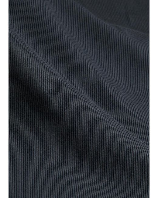 Vuori Pose Ribbed Stretch-Modal Tank in Black | Lyst