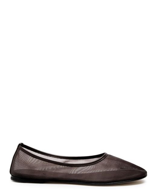 Dear Frances Balla Mesh Ballet Flats in Brown | Lyst