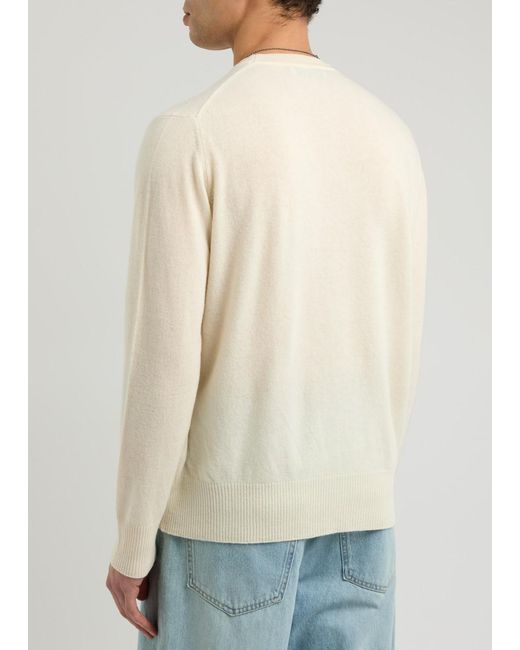 Vivienne Westwood Alex Logo Wool-Blend Jumper in Natural for Men | Lyst