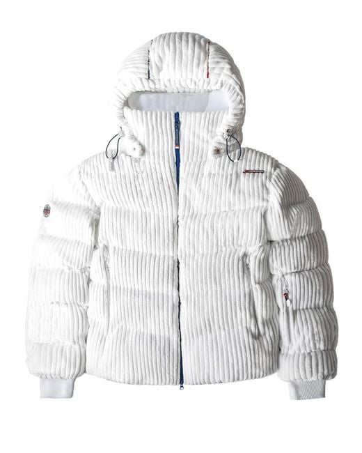 Malibu Ski Club Piste Puffer Jacket in Grey | Lyst UK