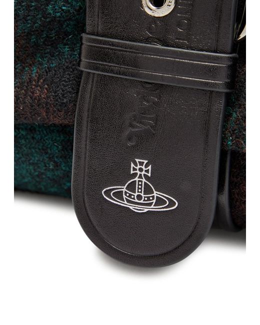 Vivienne Westwood Hazel Treasure Tweed Shoulder Bag in Black | Lyst UK