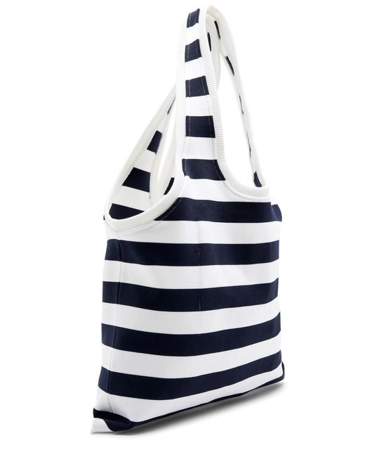 Jacquemus Le Sac Marcel Striped Knitted Tote in Blue | Lyst