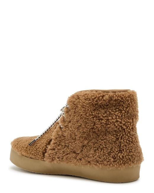 Le Monde Beryl Desert Shearling Ankle Boots in Brown | Lyst UK