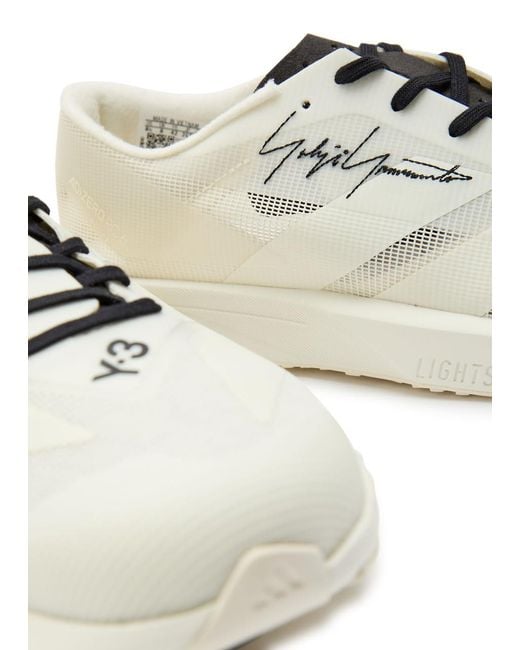 Y-3 X Adidas Adizero Rc6 Mesh Sneakers in White for Men | Lyst UK
