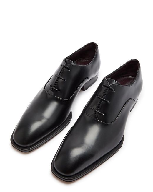 Calvin Klein Felix Leather Oxford Boots in Grey | Lyst UK