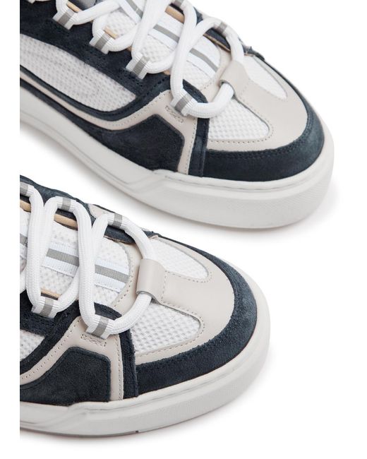 Cleens Essential Skate Evo Panelled Mesh Sneakers in White for Men | Lyst