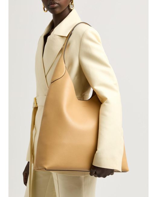 COACH Brooklyn 39 Leather Shoulder Bag in Natural | Lyst UK