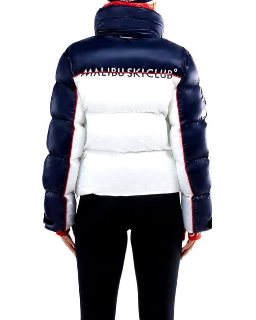 Malibu Ski Club Skisport Puffer Jacket in Blue | Lyst UK