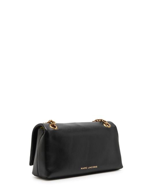 Marc Jacobs The Dual Chain Mini Leather Shoulder Bag in Black | Lyst