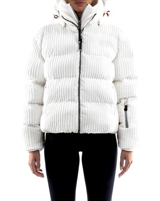 Malibu Ski Club Piste Puffer Jacket in Grey | Lyst UK