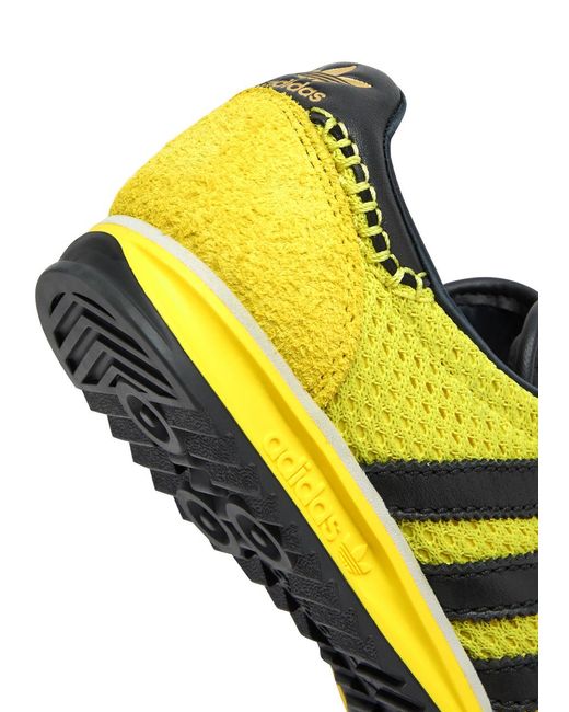 adidas Sl76 Mesh And Suede Sneakers in Yellow | Lyst UK