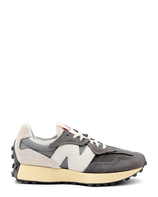 New Balance 327 Panelled Mesh Sneakers in White | Lyst