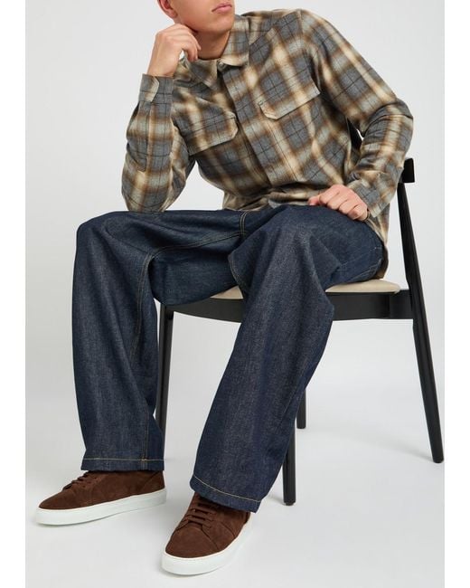 Oliver Sweeney Kendall Panelled Suede Sneakers in Brown for Men | Lyst