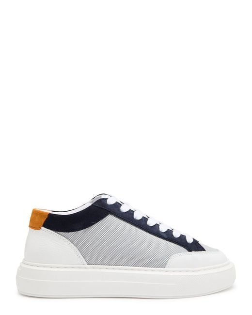 Cleens Luxor Panelled Sneakers in White for Men | Lyst UK