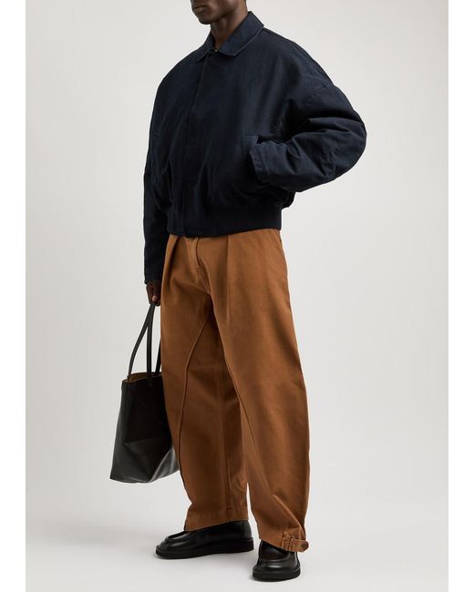 JW Anderson Cotton-Canvas Bomber Jacket in Blue for Men | Lyst JW Anderson Cotton-Canvas Bomber Jacket in Blue for Men | Lyst