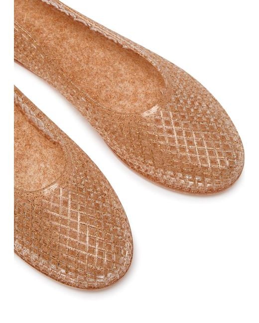 Ancient Greek Sandals Iro Glitter Rubber Ballet Flats in Pink | Lyst