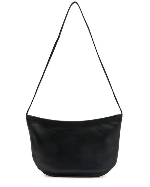 The Row Izzy Leather Cross-Body Bag in Black | Lyst