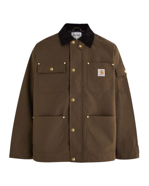 Carhartt Clapton Nylon Jacket in Brown for Men | Lyst