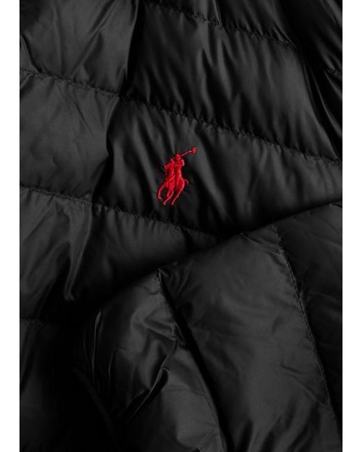 Polo Ralph Lauren Terra Quilted Shell Jacket in Black for Men | Lyst