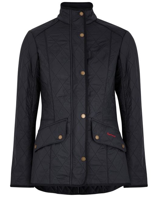 Barbour Cavalry Polarquilt Quilted Shell Jacket in Black | Lyst UK