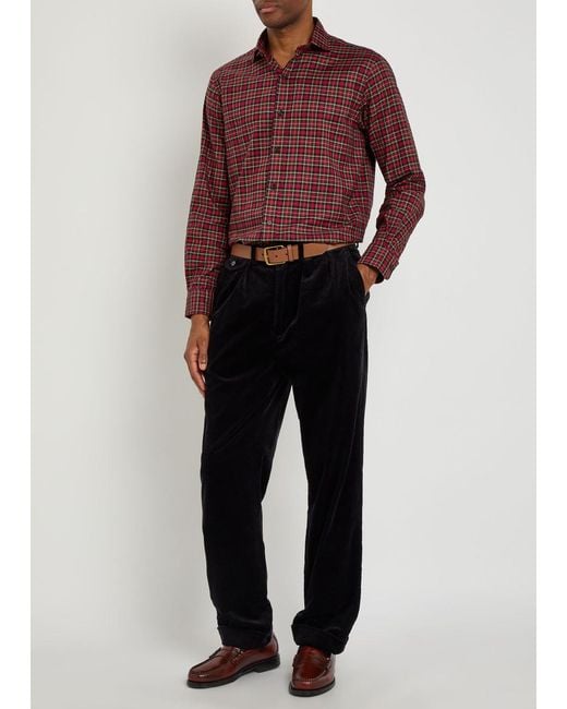 Polo Ralph Lauren The Whitman Corduroy Trousers in Black for Men | Lyst UK