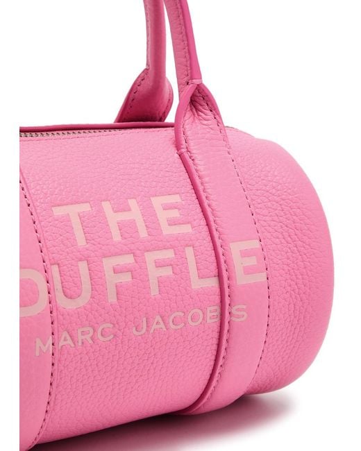 Marc Jacobs The Duffle Mini Leather Top Handle Bag in Pink | Lyst